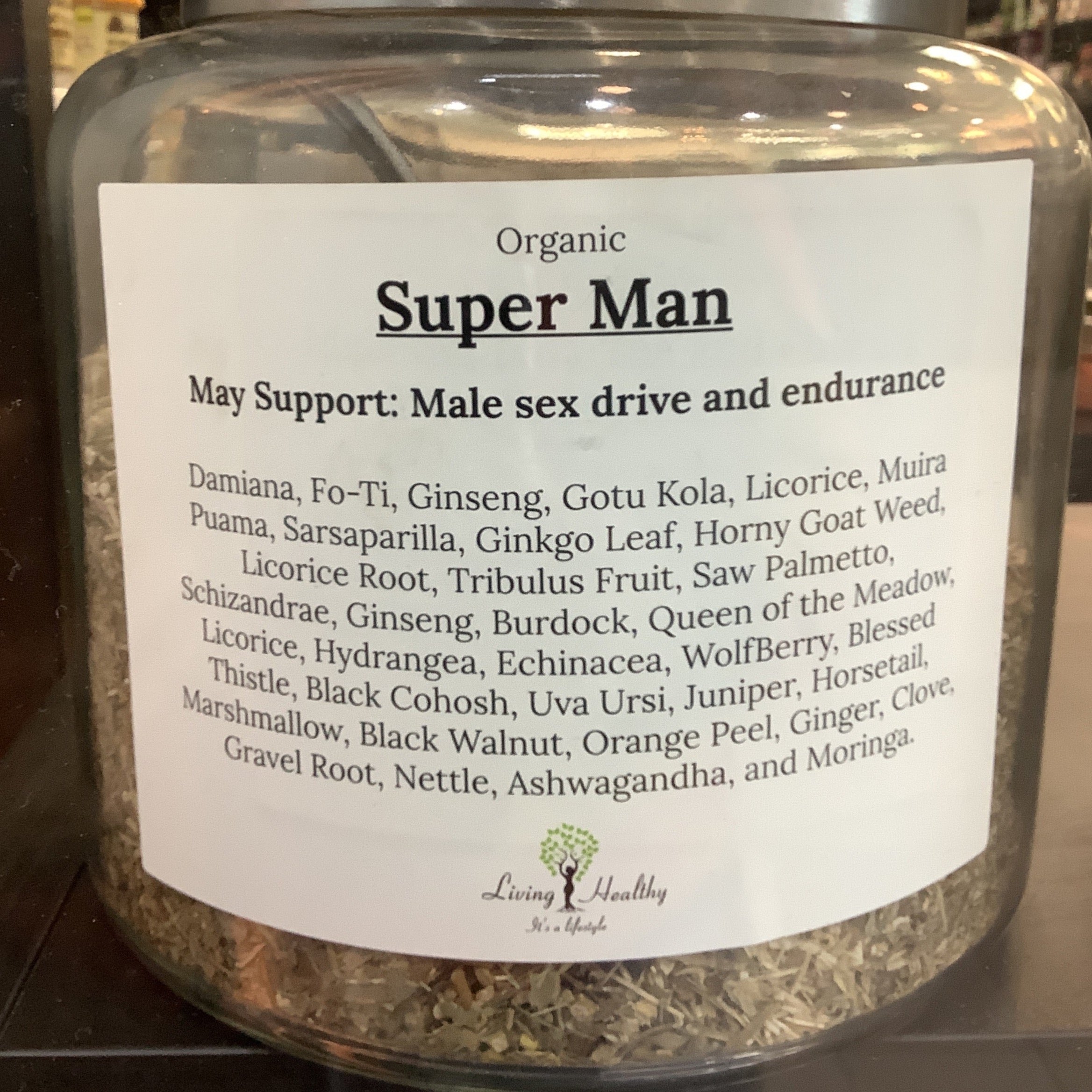 Super Man Blend (1oz.) – livinghealthyitsalifestlye